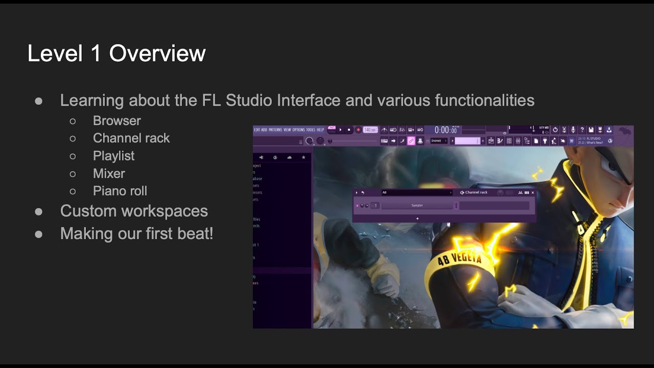 Level 1 | FL Studio Interface In-Depth (Importing Kits, Playing Sound ...