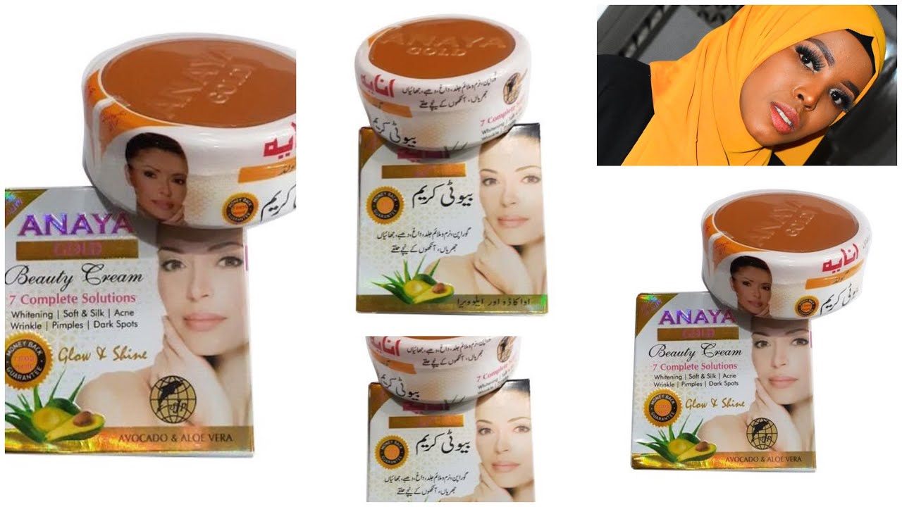 ANAYA BEAUTY CREAM CLOW AND SHINE FOR ALL SKIN TYPE - YouTube