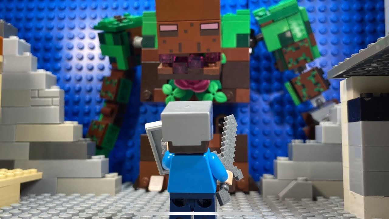 Attack on Minecraft (LEGO Stop Motion) - YouTube