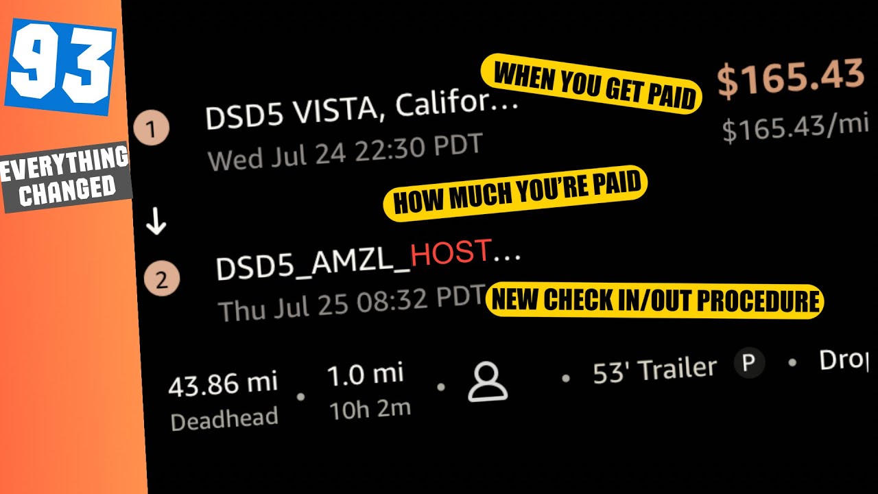 Recent Changes To The Amazon Shuttle Hostler Job | Trucking Vlog - YouTube