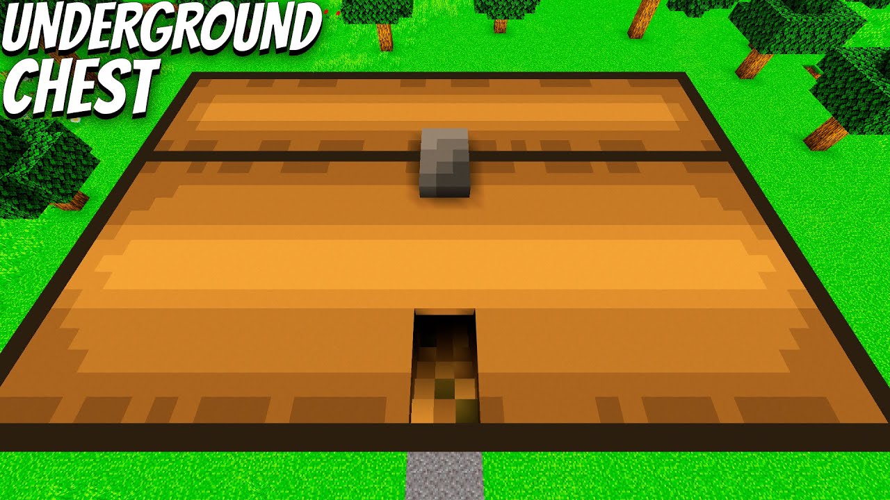 What's inside the UNDERGROUND CHEST in Minecraft ? I found a BIGGEST ...