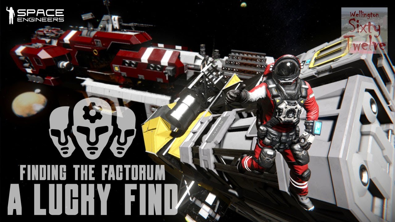 Finding the Factorum EP16 - A Lucky Find (Space Engineers) - YouTube