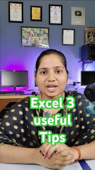🔥🔥 Excel 3 useful tricks 😎 Advance Excel Tricks #shorts #ytshorts #ytviral #excel #computer ...