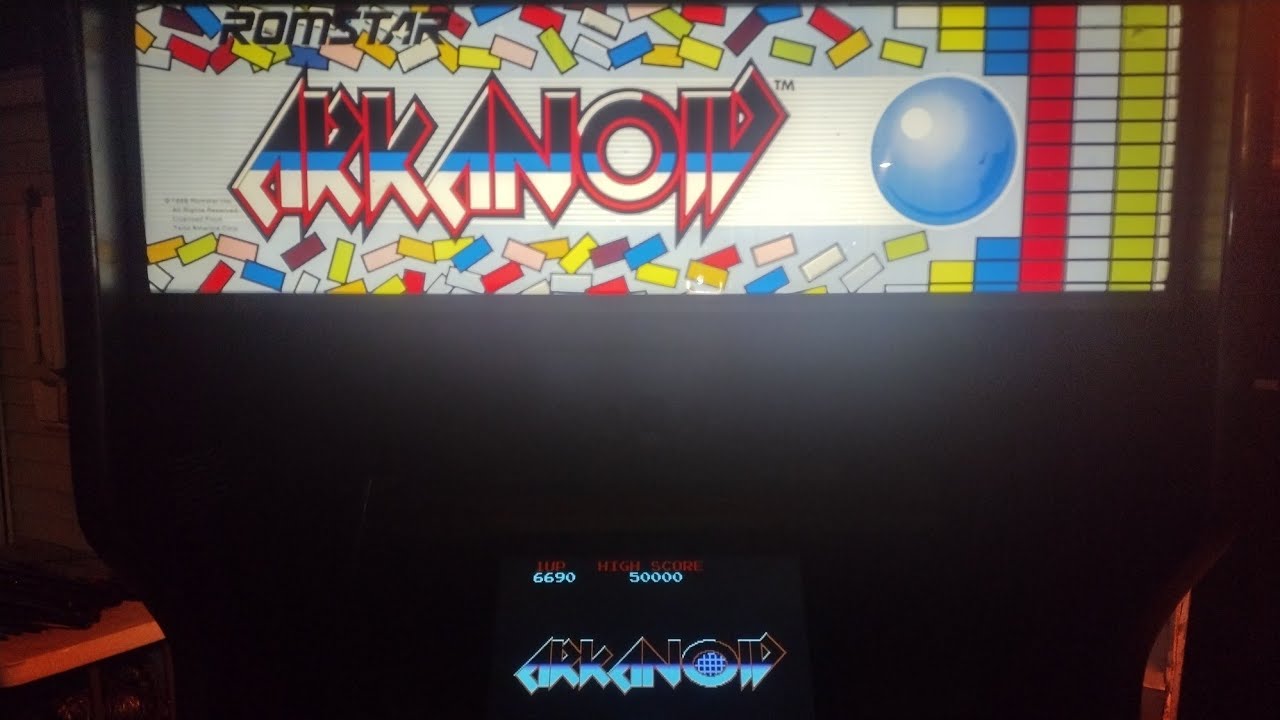 Arkanoid Video Arcade Romstar 1986 - YouTube