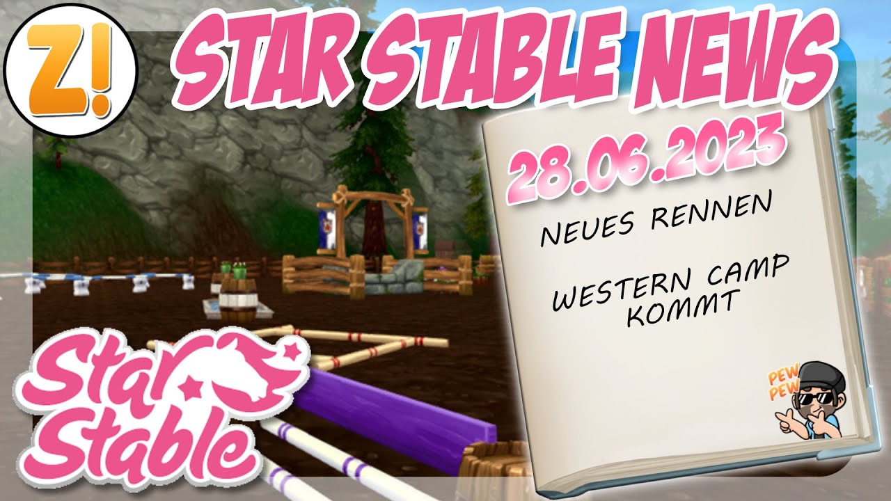 STAR STABLE NEWS: NEUES RENNEN 💜 WESTERN CAMP KOMMT [SSO NEWS][28.06. ...
