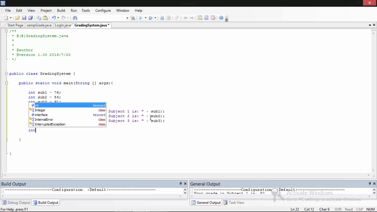 Get the Average with Pass or fail in jcreator - Beginners - YouTube