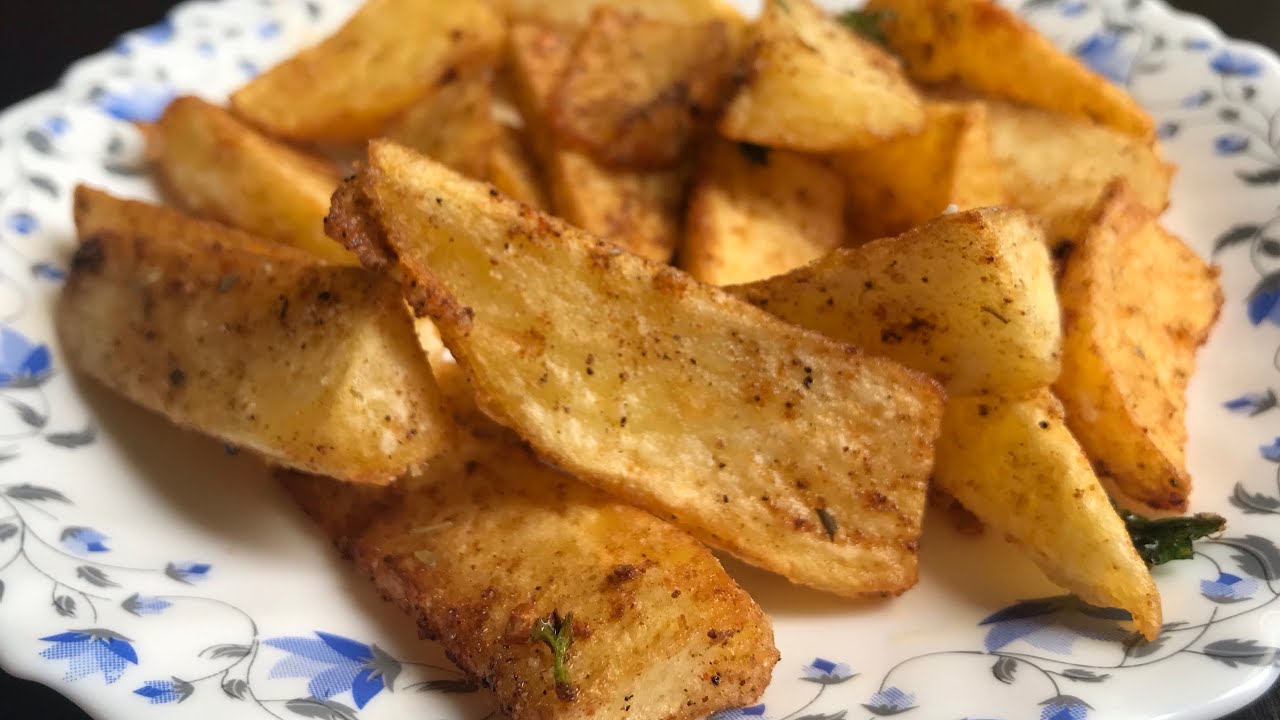 Potato wedge// Easy breakfast recipie - YouTube