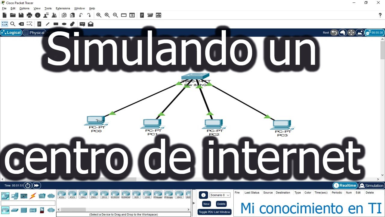 Simulando un centro de internet en [ cisco packet tracer ] [GUI] # ...