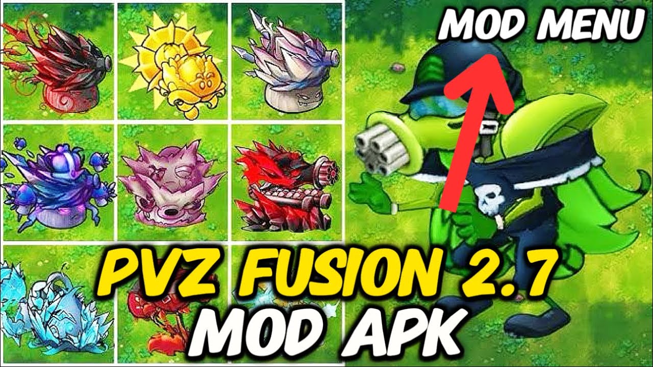Download PVZ Fusion 2.7 Mod Apk Menu English For Android - YouTube