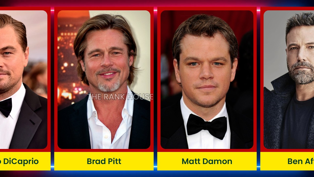 Top 100 Hollywood Stars with Photo & Name 🎬 #Actors #TheRankHouse - YouTube