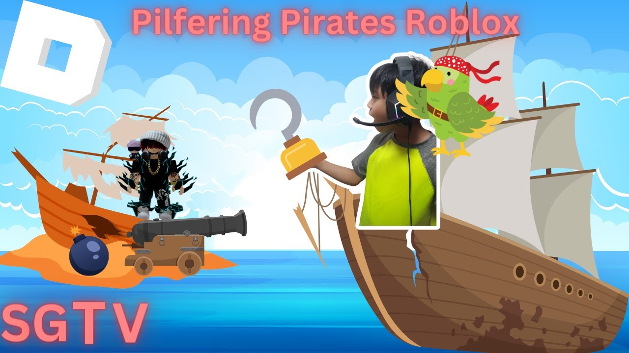 Playing Pilfering Pirates Roblox - YouTube