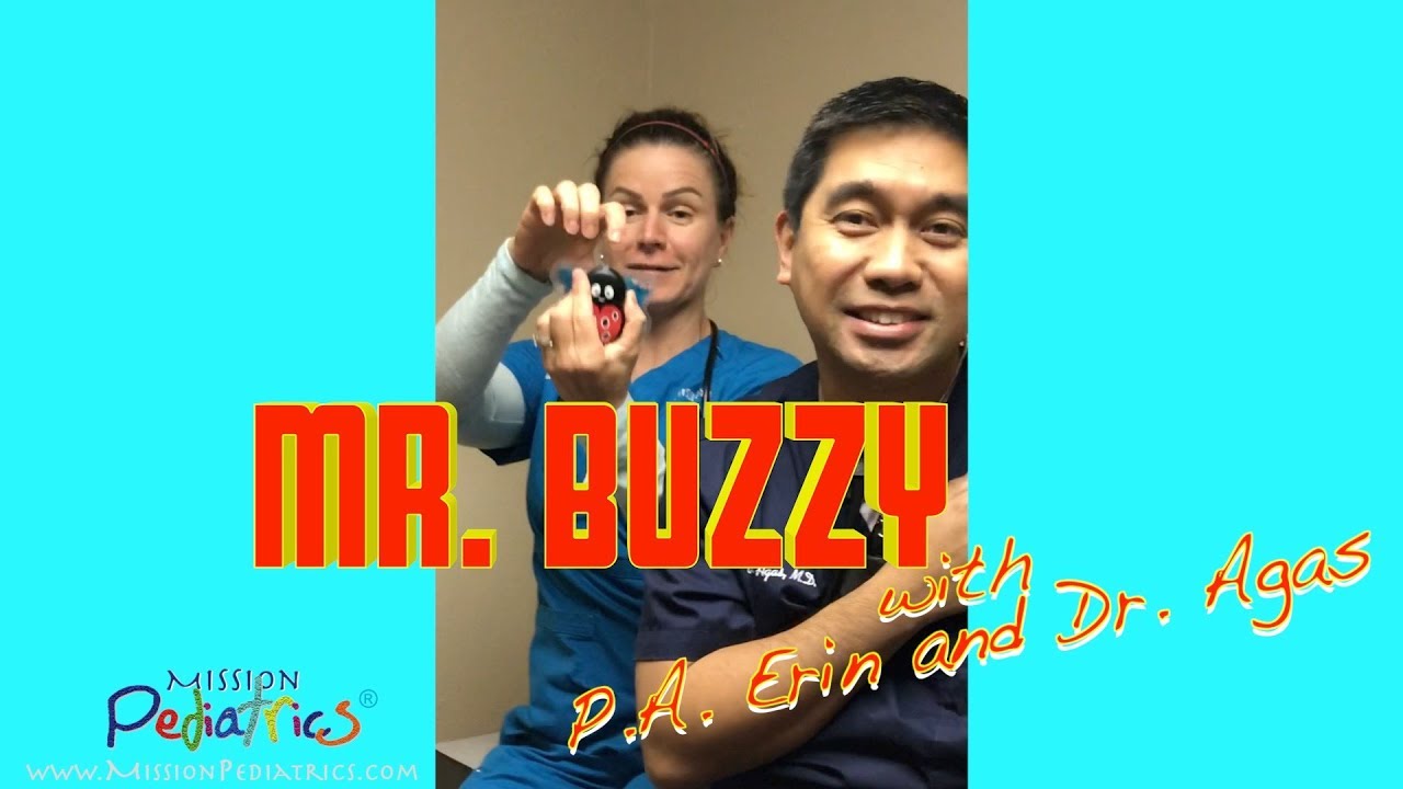 How To Use Mr. Buzzy with P.A. Erin and Dr. Agas - YouTube