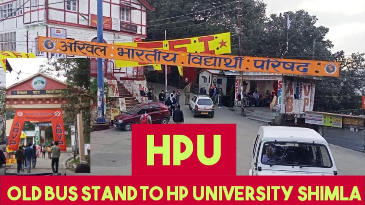 Shimla to HPU by road | On the way to HPU SHIMLA | SIRMORI HILLS ...