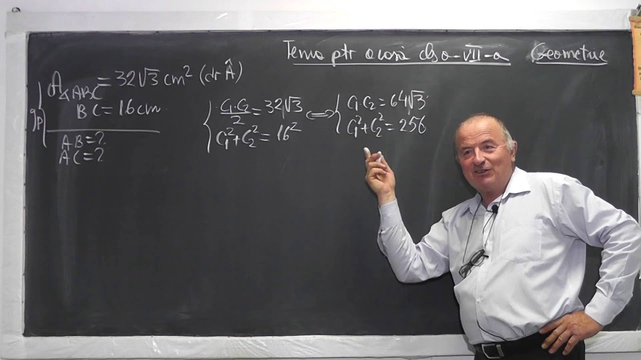 1/2 1021 Cercul inscris / circumscris unui triunghi Formula lui Heron ...