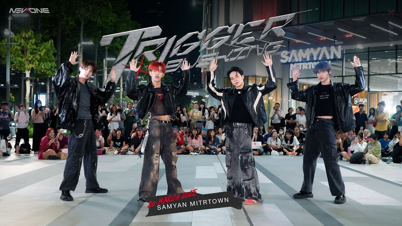 NEVONE - ' TRIGGER ' l BUSKING DANCE PERFORMANCE - YouTube