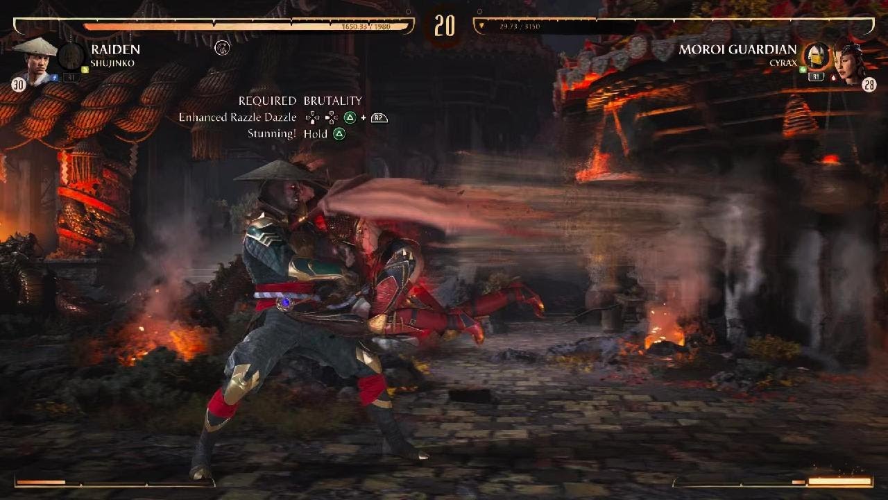 Mortal Kombat 1 Season 9 Brutal Kombat Raiden Brutality STUNNING MK1 ...