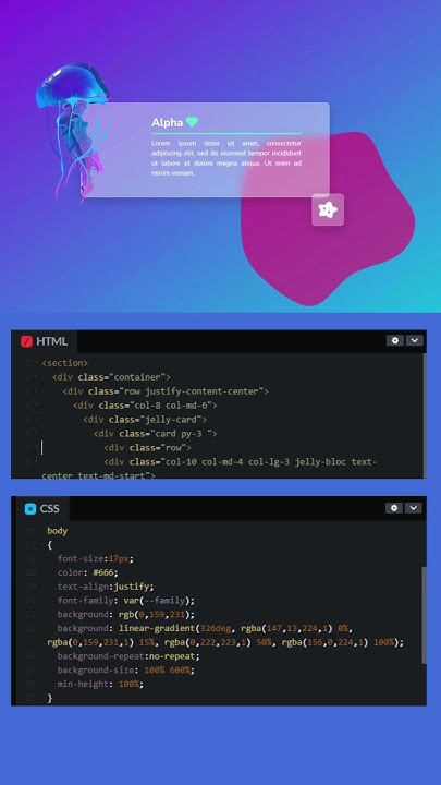 Real Glassmorphism Card Hover Effects Html CSS Glass morphism Effects ...