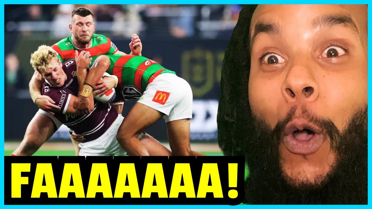 AMERICAN'S FIRST TIME WATCHING NRL Las Vegas 2024 Match Highlights ...