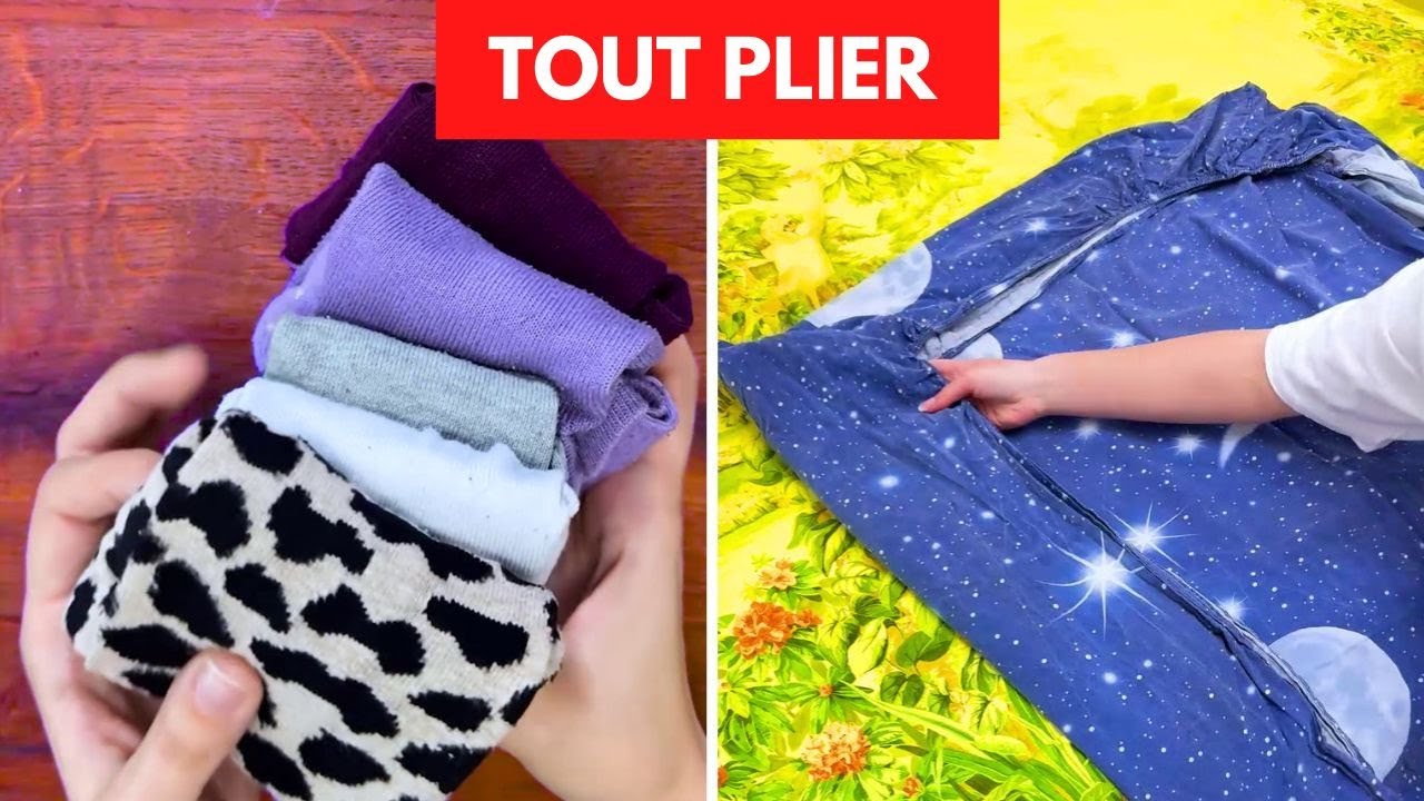 26 techniques futées pour PLIER tout rapidement et efficacement 🤯 - YouTube