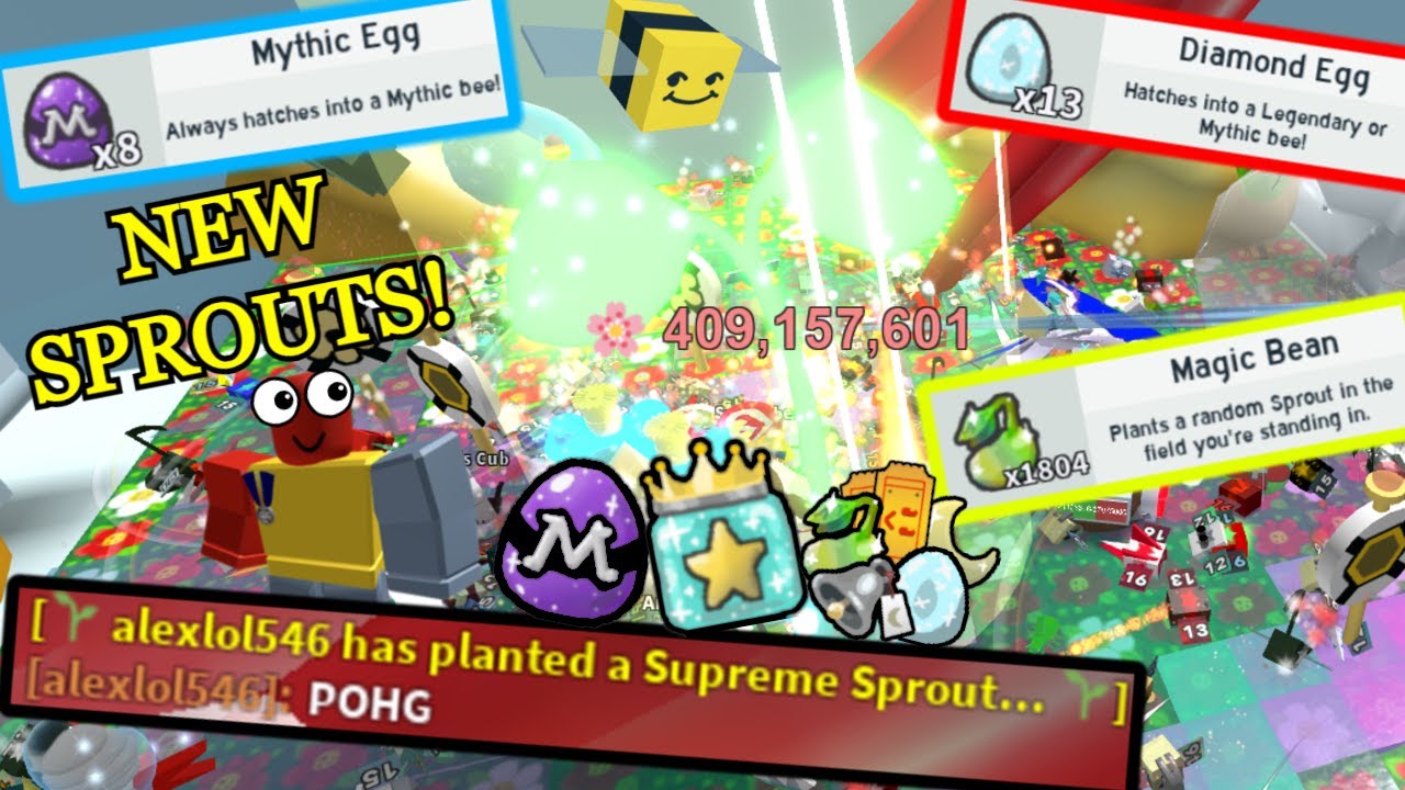 Onett Spawns *NEW SPROUTS* [Test Realm] Bee Swarm Simulator - YouTube