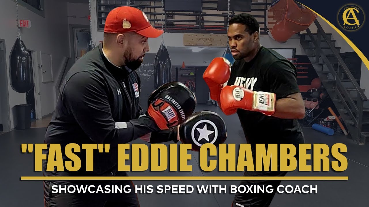 "Fast" Eddie Chambers Showcasing his Speed with Boxing Coach | Coach ...