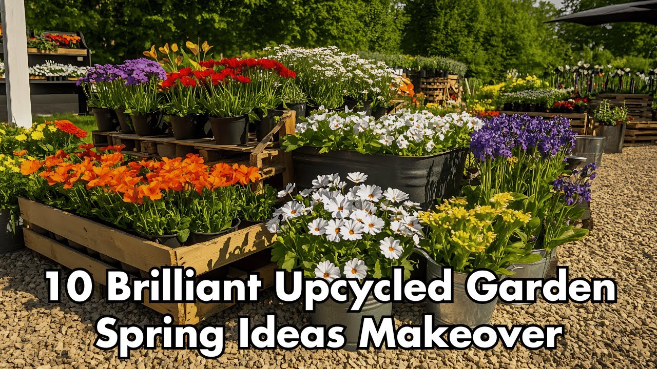 10 Brilliant Upcycled Garden Ideas for a Charming Spring Makeover - YouTube