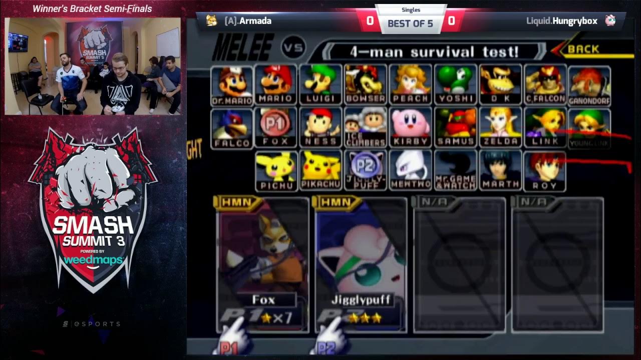 Armada vs Hungrybox - Singles - Smash Summit 3 - YouTube