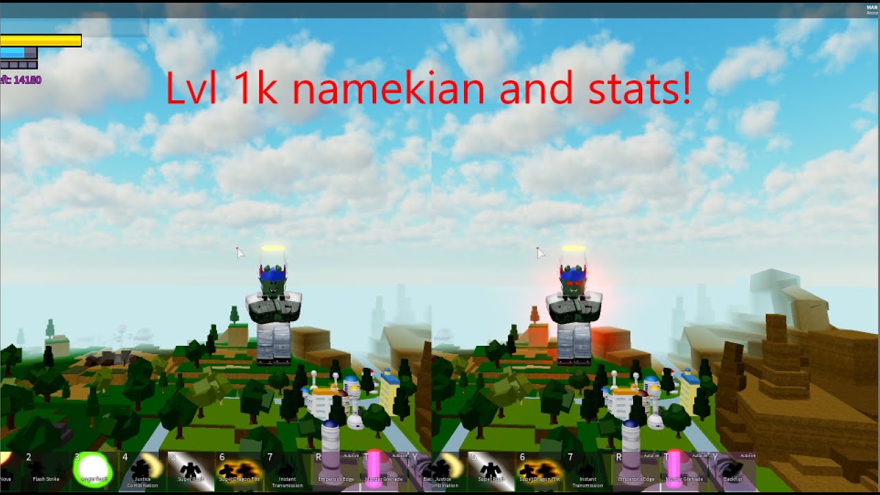 Level 1k namekian and stats | Dbz Final Stand (roblox) - YouTube