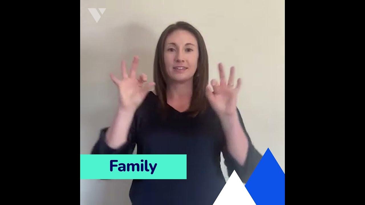 1-Minute Sign Language Lesson: Friends and Family - YouTube