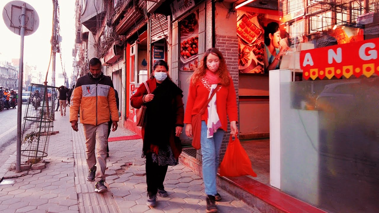 Evening Sunset Walk in Old Baneshwor Kathmandu City | Travel Nepal 4K ...