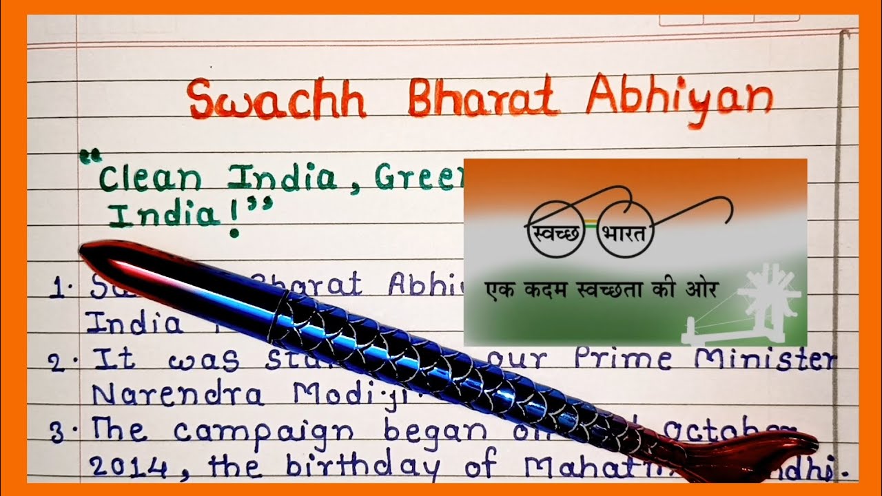 10 Lines Essay on Swachha Bharat Abhiyan in English | Clean India ...