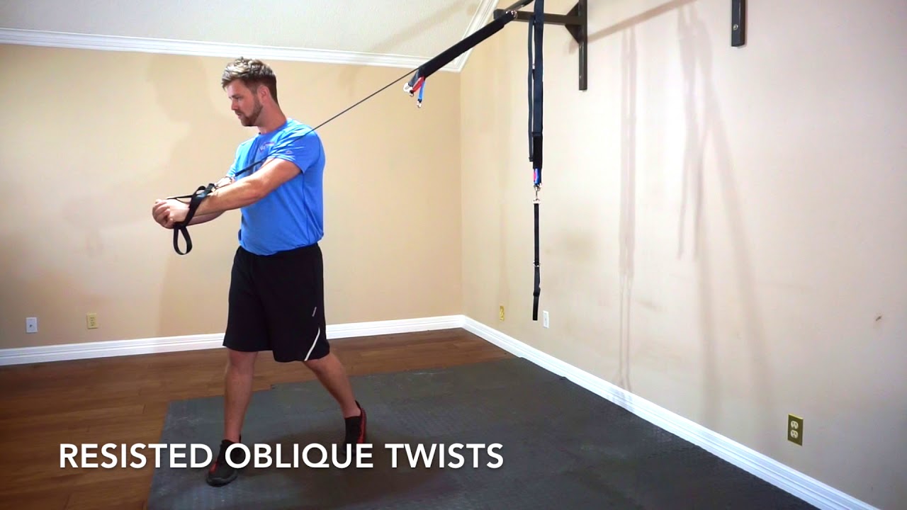 Resisted Oblique Twists Nomax - YouTube