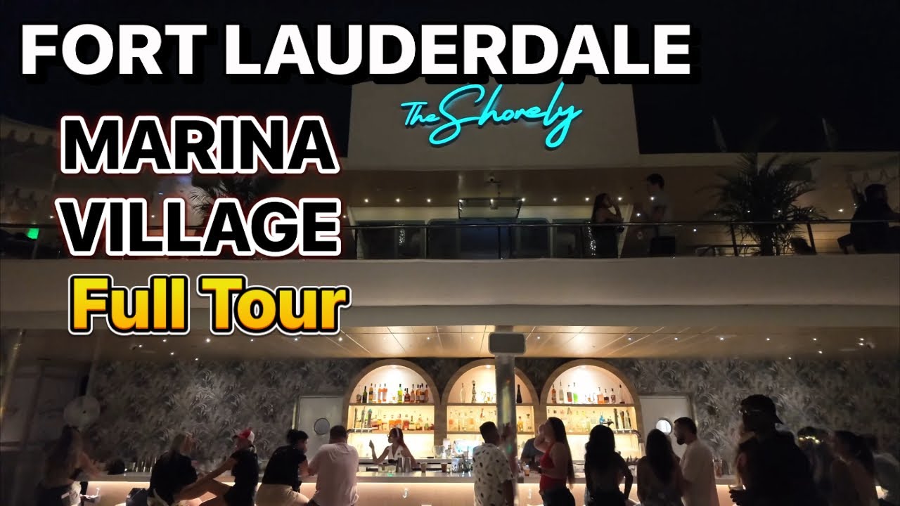THE SHORELY MARINA VILLAGE FORT LAUDERDALE BEACH FULL TOUR 4K - YouTube