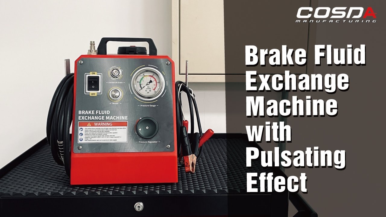 Brake Fluid Pressure Bleeder Machine with Pulsating Effect - YouTube