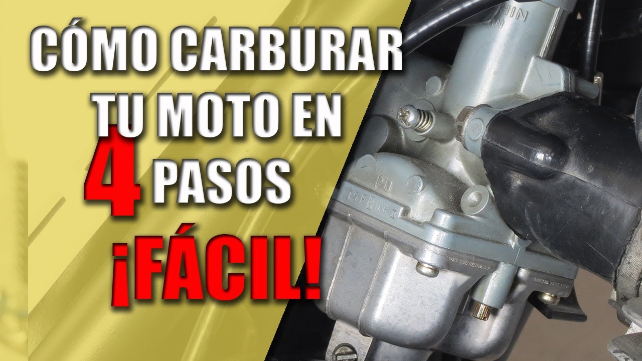 📌Cómo CARBURAR una MOTOCICLETA fácil 🚀2021 - YouTube