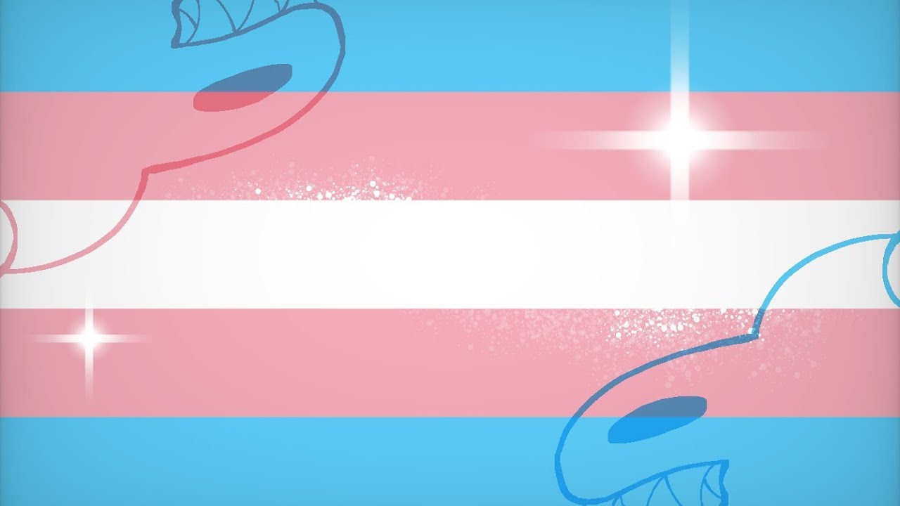 Trans Flag landscape speed paint 🏳️‍⚧️ - YouTube