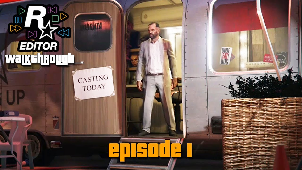 GTA V Rockstar Editor Walkthrough Episode 1 Menu - YouTube