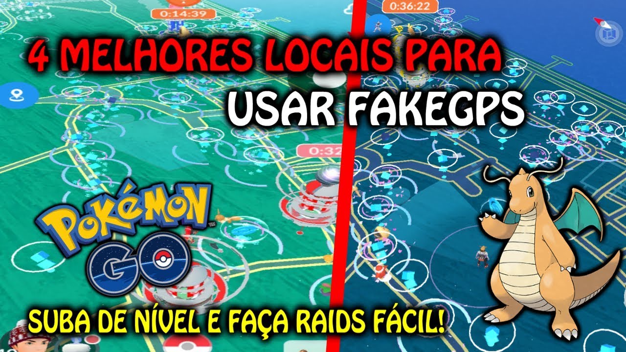 4 Melhores Localizações para Subir Level e Fazer Raids Fácil/ Fly GPS ...