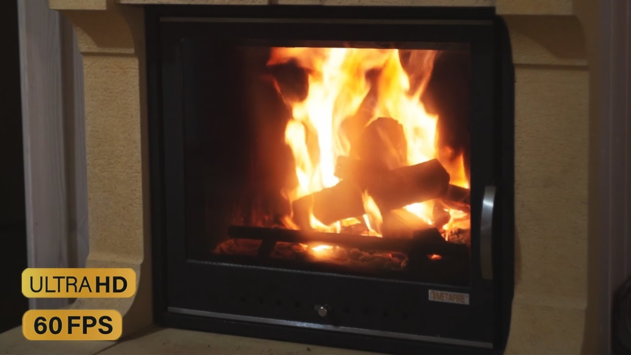 Real fireplace burning. ASMR relaxing fireplace video. - YouTube