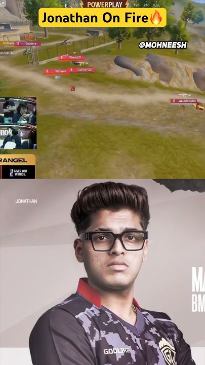 TEAM GODLIKE VS XSPARK 😍GodL JONATHAN 1v3 CLUTCH ON TOURNAMENT🥵#godlike #xspark #jonathan #bgmi ...