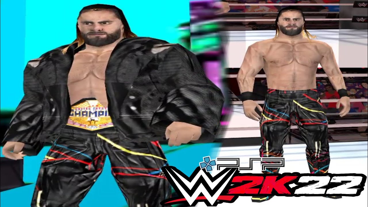 WWE 2K22 PSP, Android/PPSSPP- SETH ROLLINS texture for DON2K21 and BORN ...