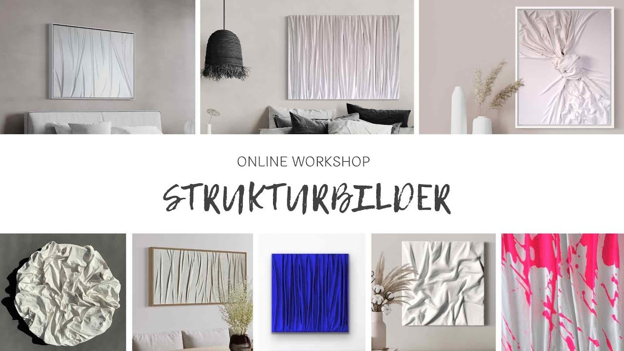 Online Workshop DIY Strukturbilder - YouTube