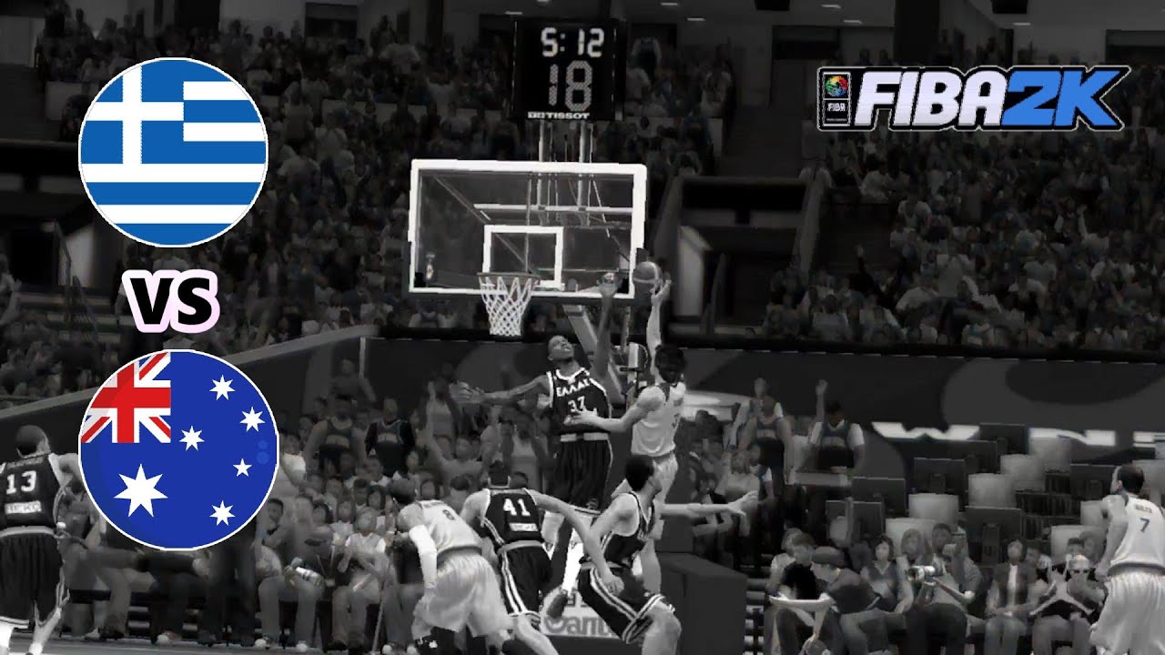 GREECE VS AUSTRALIA W/OT l Full Game Highlights FIBA TOURNAMENT ...