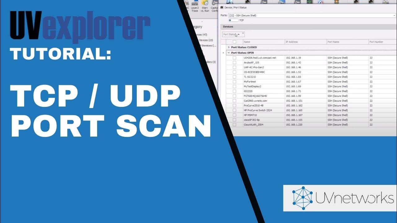 Tcp Udp Port Scan Youtube