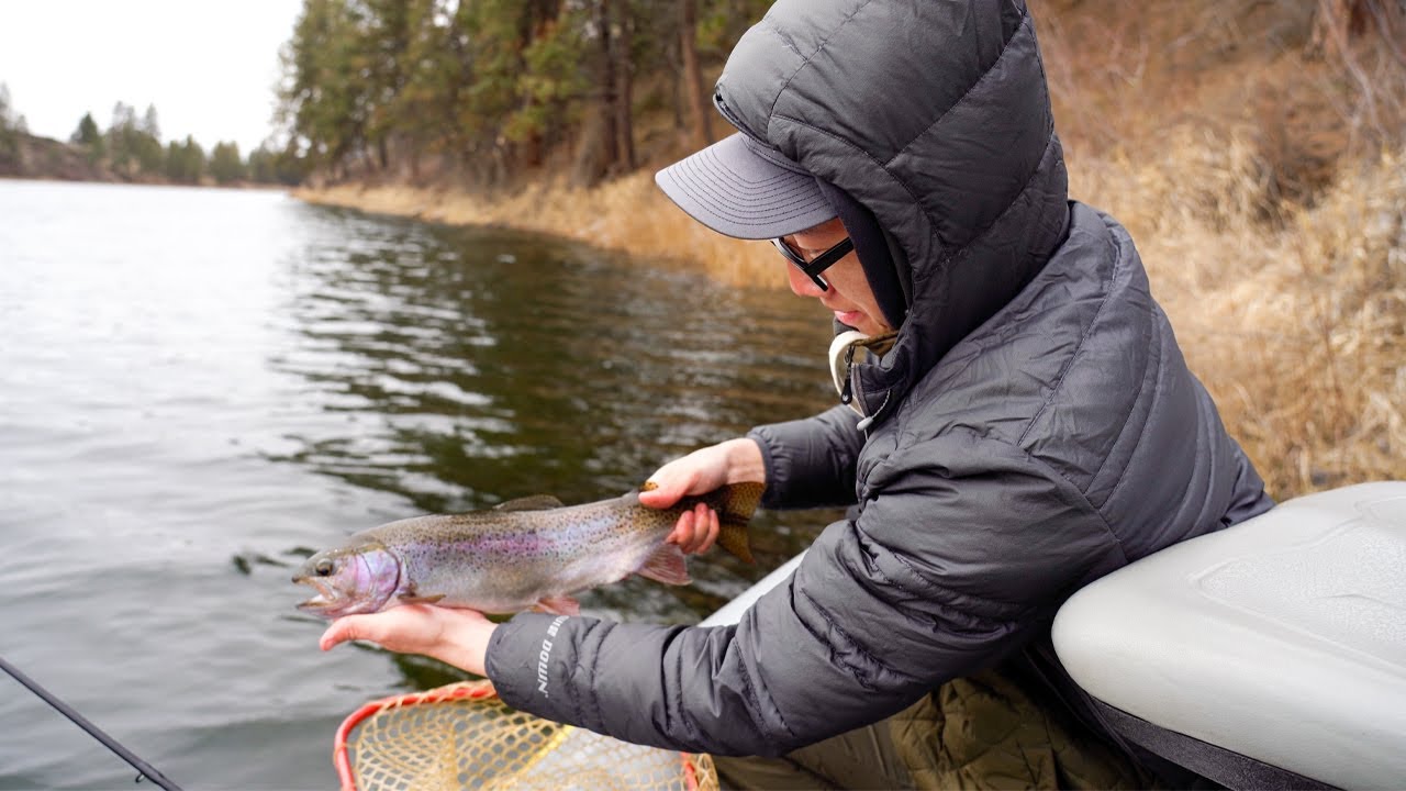 Fishing for MASSIVE TROUT!! | Amber Lake Washington - YouTube