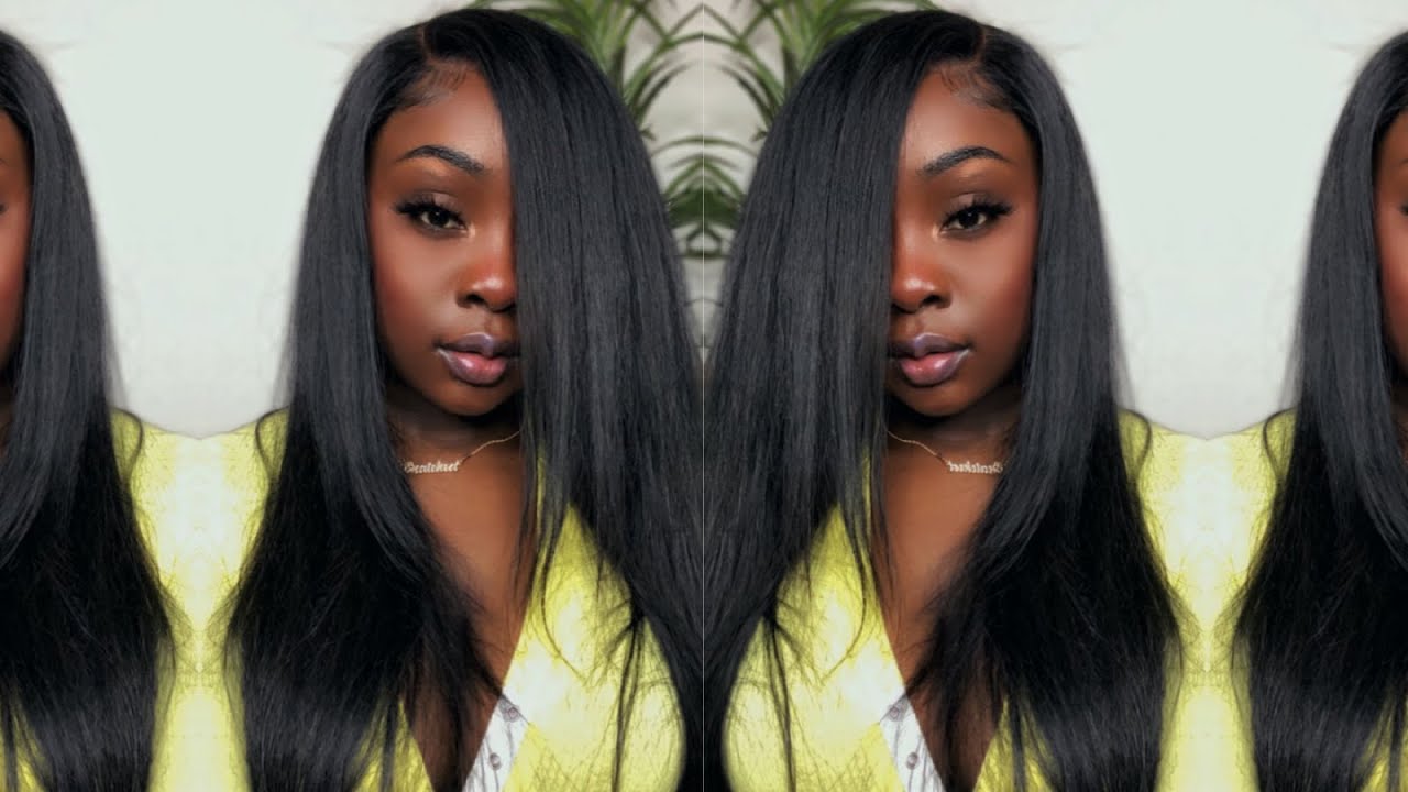 Installing, Styling & Layering 5x5 Closure Wig - YouTube