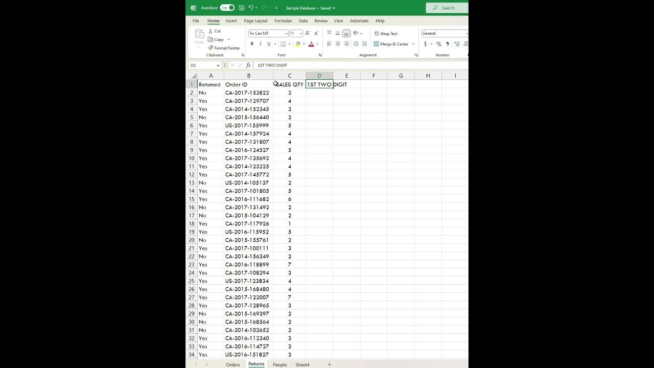 "Excel MID Function | Extract Text Like a Pro with Simple Examples!" - YouTube