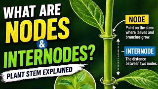 What are Nodes and Internodes?  Plant Stem Explained | Science Simplified