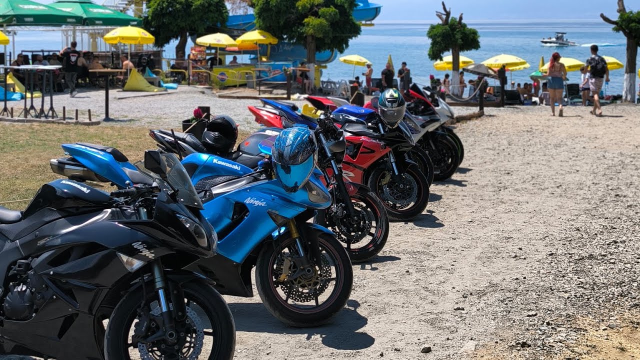 Suzuki sv650x - Biker beach party Ohrid - YouTube