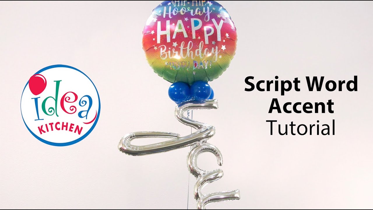 Balloon Upgrades: Script Word Accent - YouTube